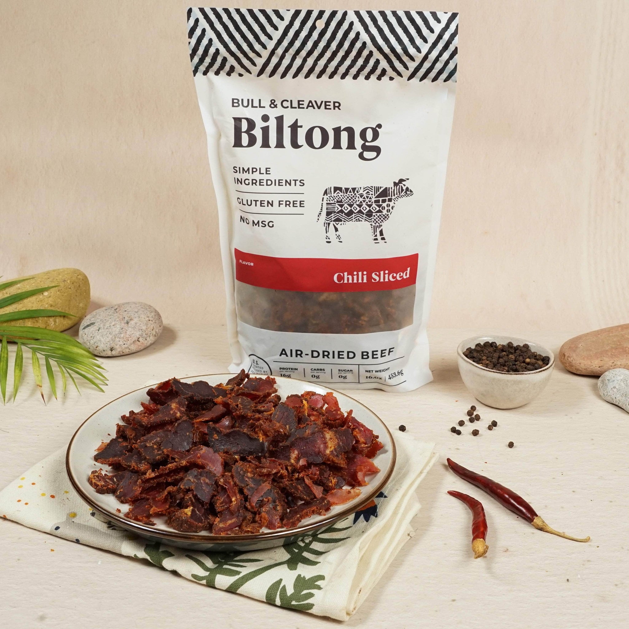 Spicy Biltong | South African Beef Biltong | Bull & Cleaver – Bull and ...
